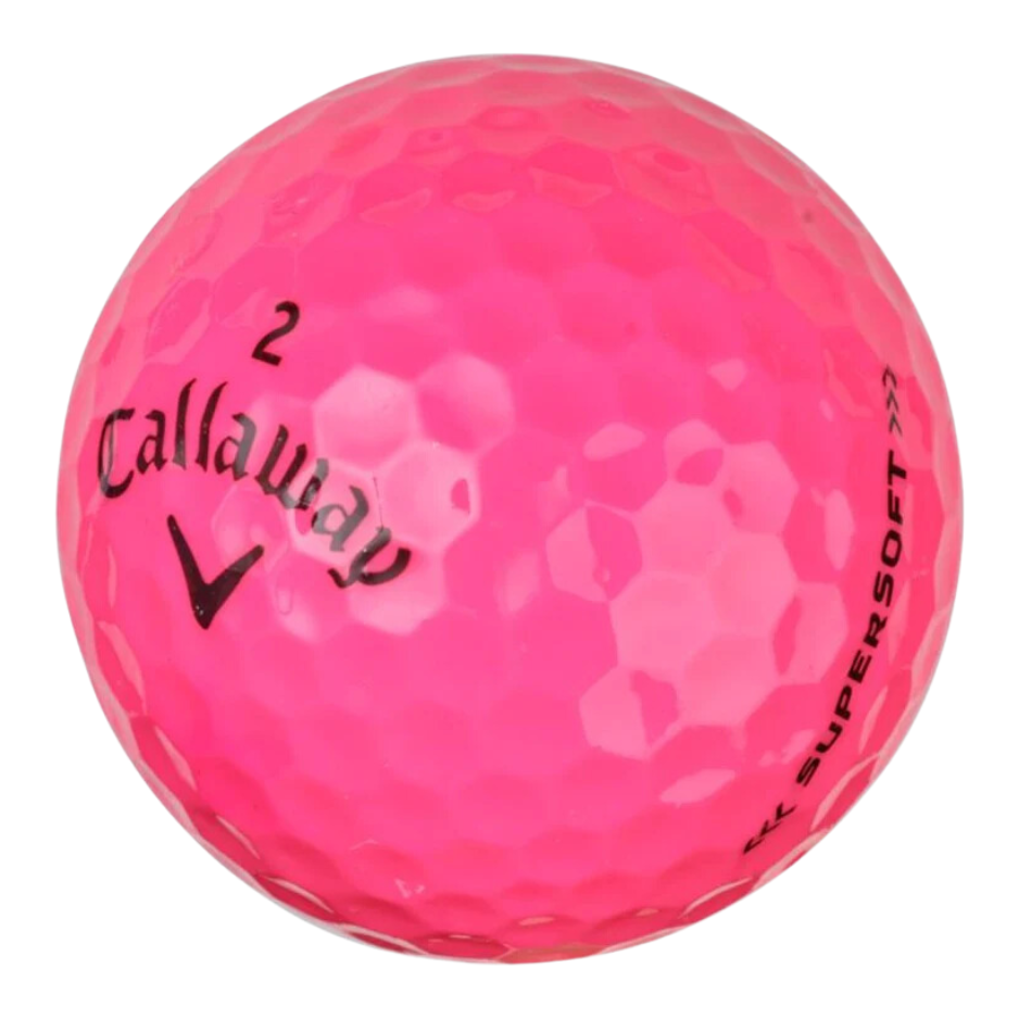 Callaway Supersoft Pink Golf Balls – golfballs.net